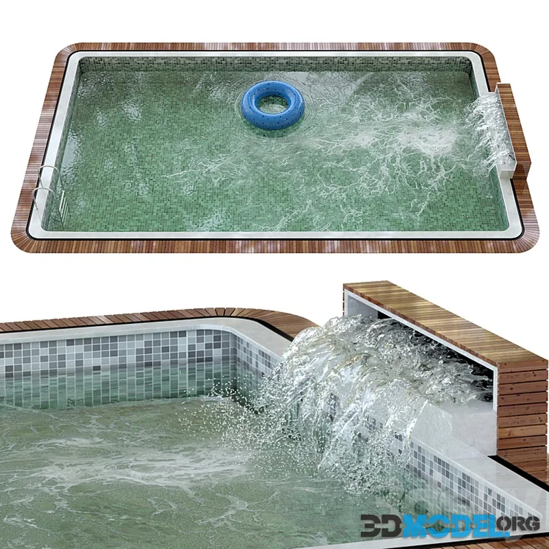 3D Model – Swimming pool 032