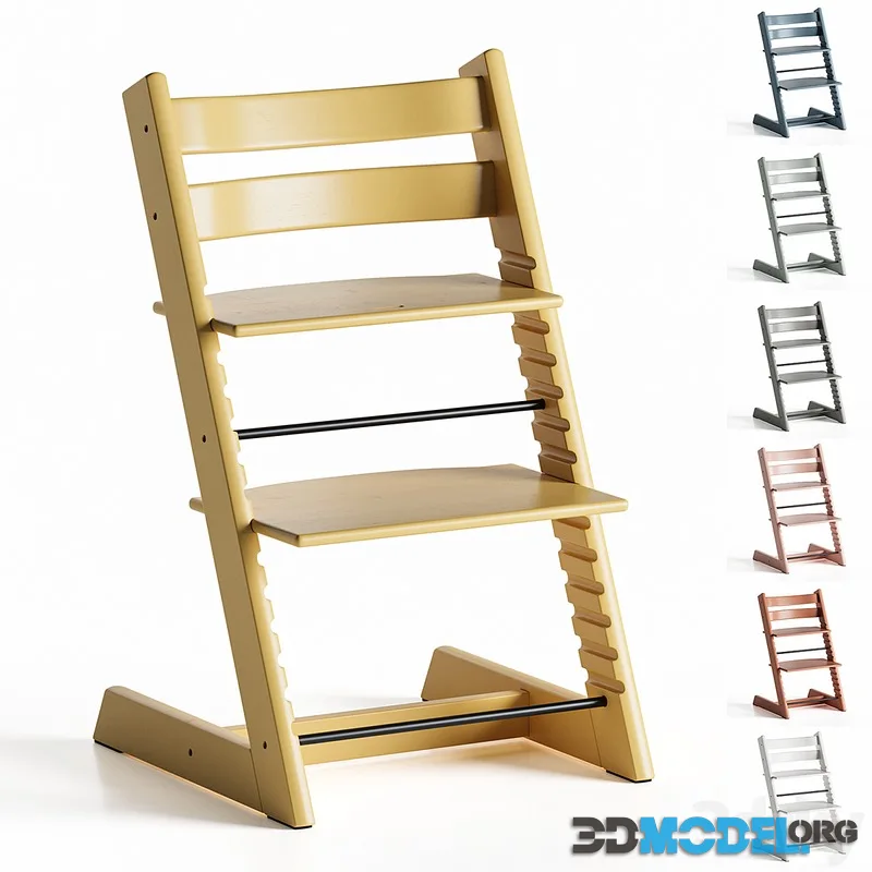 3D Model – Tripp Trapp Stokke Growing Chair