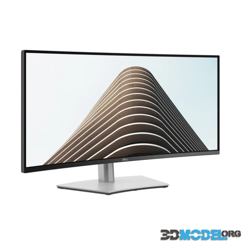 3D Model – UltraSharp 34 Curved Monitor U3425WE by Dell
