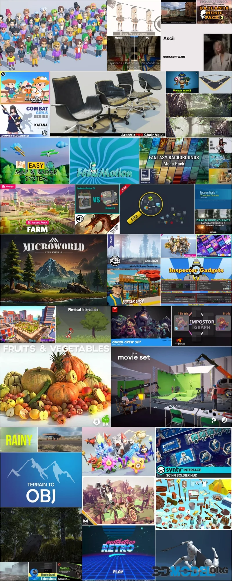 Unity Asset Bundle 1 March 2026 » 3D-MODEL.ORG: 3d-models & textures ...