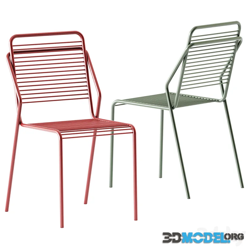 3D Model – Le tube Chair by Artu Outdoor chair