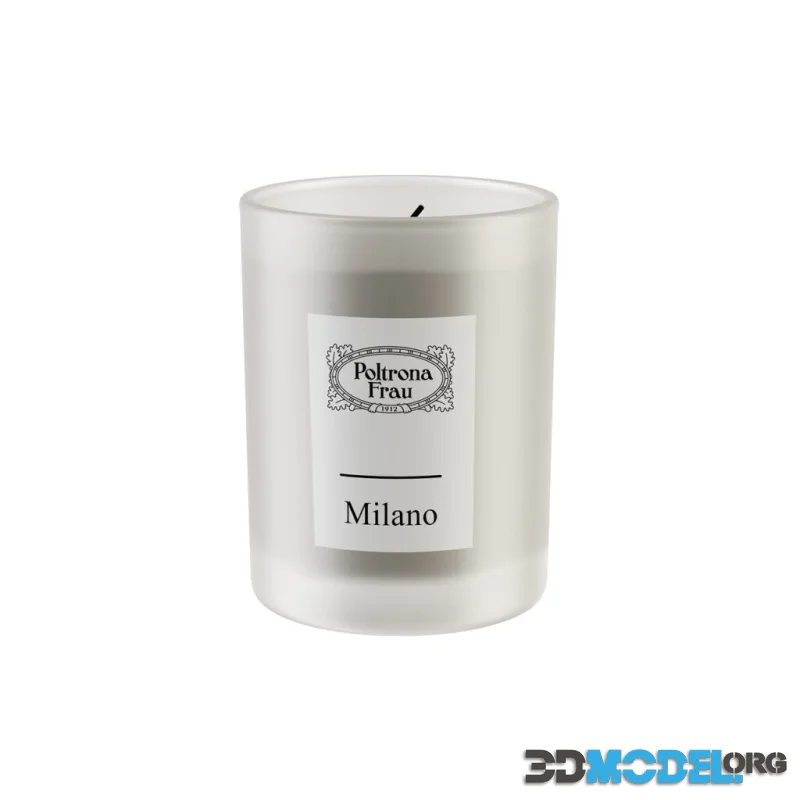 3D Model – Milano Candle by Poltrona Frau